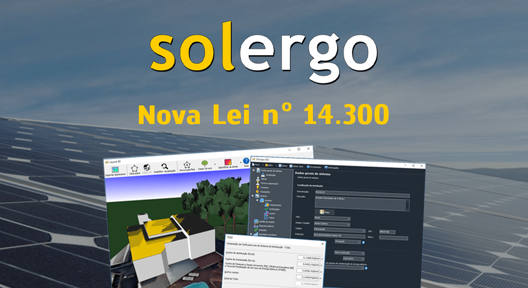 SOLergo - Nova Lei n° 14.300, Gestão de obstáculos 3D e Estilos de ...